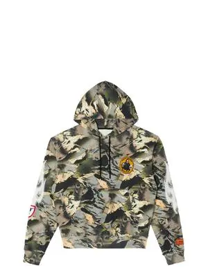 Heron Preston Camouflage Print Hoodie - Green