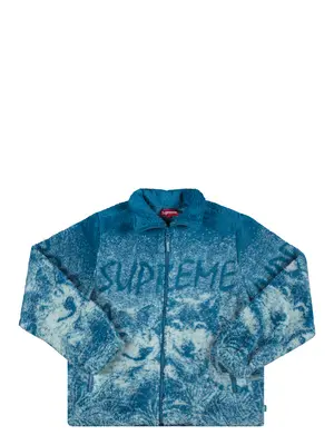 Supreme Wolf Fleece Jacket - Teal