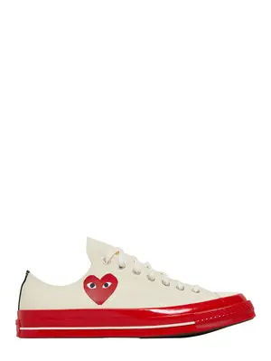 CONVERSE Comme Des Garçons Play X Chuck 70 Low - Cream