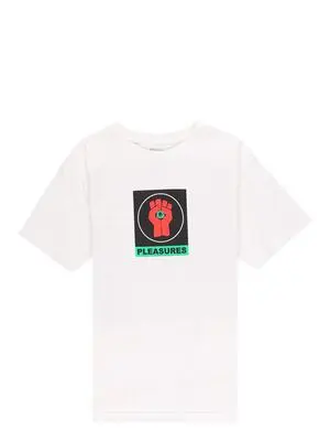 PLEASURES Badge T-shirt - White