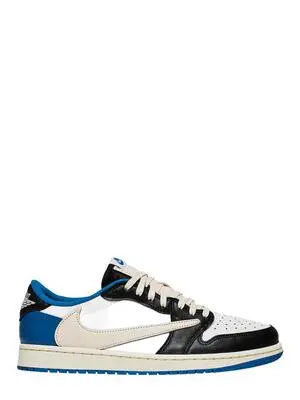 JORDAN Fragment Design X Travis Scott X Air Jordan 1 Retro Low Sneakers