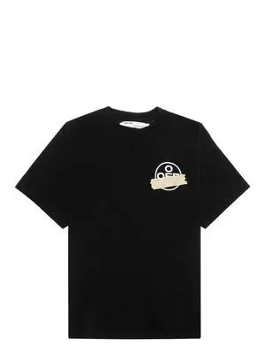 Off-White Tape Arrows Short Sleeve Over T-shirt - Black