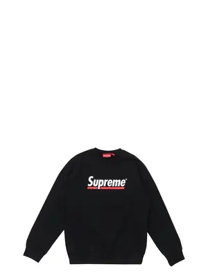Supreme Underline Crewneck - Black