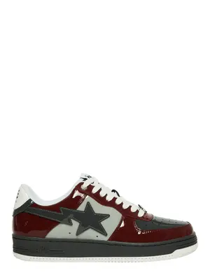 A BATHING APE BAPE Bapesta #2 Sneakers Red
