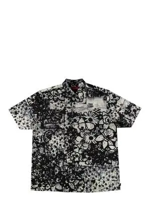 SUPREME X Christopher Wool Short-sleeve Shirt 'black'