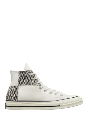 CONVERSE Chuck 70 High Herringbone Patchwork - Cream