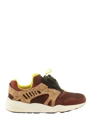 PUMA Disc Blaze Leather Cage Sneakers - Brown