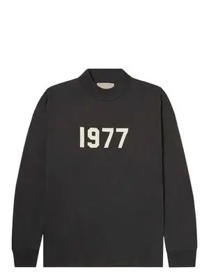 Fear Of God Essentials Long-sleeve Tee 'iron - Black