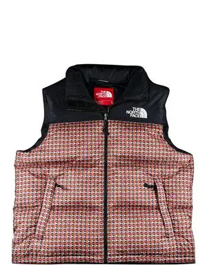 Supreme X The North Face Studded Nuptse Vest - Red