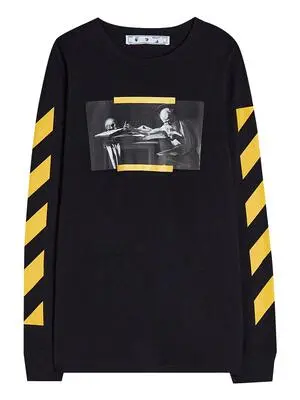 Off-White Caravaggio Painting Long-sleeve Tee - Black