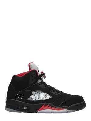 JORDAN X Supreme 5 Retro Sneakers - Black