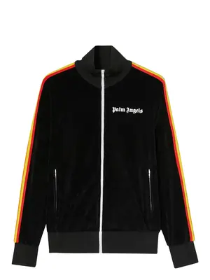 Palm Angels Rainbow Chenille Track Jacket - Black