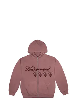 CACTUS JACK BY TRAVIS SCOTT For Mastermind Skull Zip Up - Pink