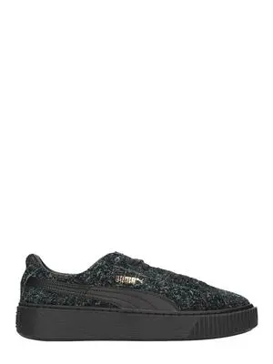 PUMA Suede Platform Elemental Sneakers - Black