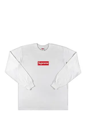 Supreme Box Logo Long-sleeve Tee - White