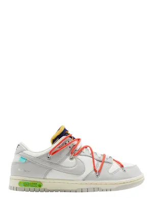 Nike Off-White X Dunk Low 'Lot 23 Of 50' Sneakers White