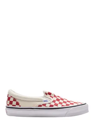 VANS Og Classic Slip-on Lx Checkerboard - Red