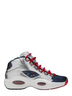 REEBOK James Harden X Question Mid 'cross Over' Sneaker - Silver