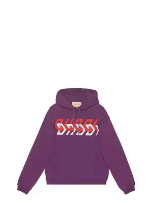 Gucci Logo Graphic Sweatshirt - Purple