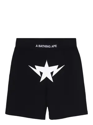 A BATHING APE Twinsta Sweatshorts - Black