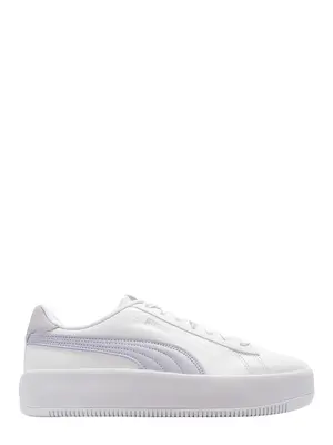PUMA Lily Platform Laced Sneakers - White