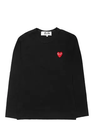 Play Comme Des Garcon Long-sleeve T-shirt - Black