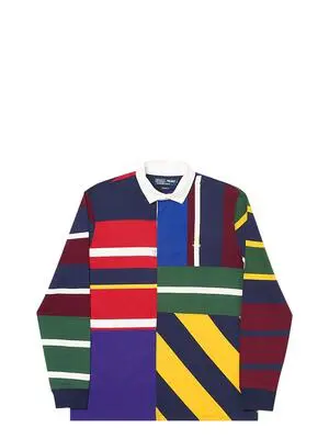 PALACE X Ralph Lauren Pieced Rugby Polo - Multicolor