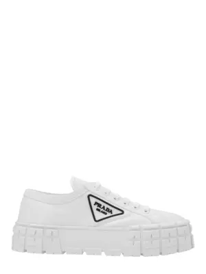 PRADA Prada Gabardine Wheel Platform Sneakers