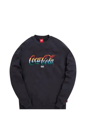 Kith X Coca-cola Striped Crewneck - Black