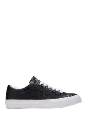 CONVERSE Golf Le Fleur X One Star Low 'gator Collection - Black