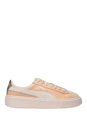 PUMA Basket Platform Up Sneakers - Tan