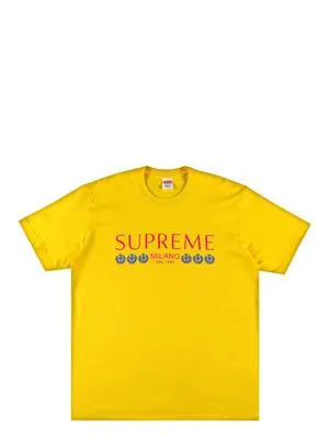 Supreme Milano Tee 'yellow' Yellow