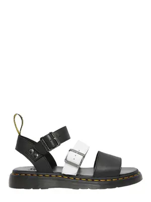 Dr. Martens Gryphon Leather Strap Sandals - Black