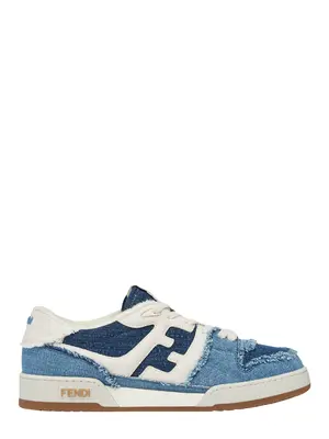 Fendi Match Denim Sneakers - Blue