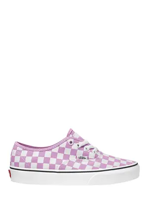 VANS Authentic Checkerboard Sneakers - Pink