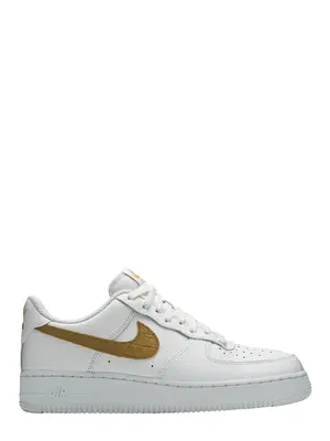 Nike Air Force 1 Low 'club Gold Swoosh - White
