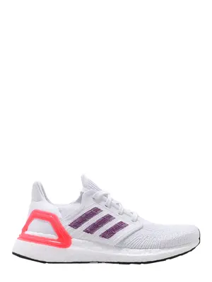 Adidas Ultraboost 20 Lace Up Sneakers - White