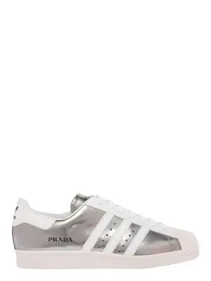 Adidas Prada X Superstar Sneakers - Silver