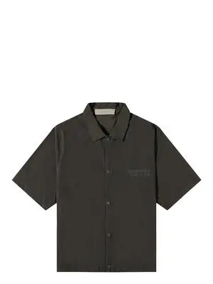 Fear Of God Short-sleeve Nylon Shirt 'off - Black