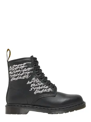 Dr. Martens Futura Laboratories 1460 Embroidered Boots - Black