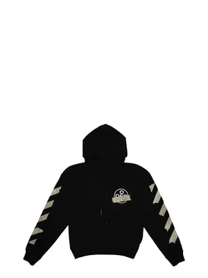 Off-White Tape Arrows Over Hoodie - Black