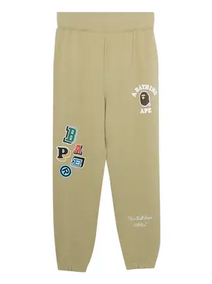 A BATHING APE Multi Fonts Sweatpants