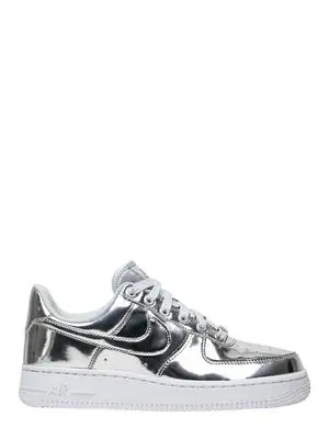 Nike Force 1 Sp 'liquid Metal Chrome' Sneakers - Silver