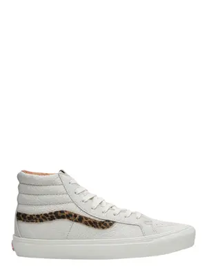 VANS Og Sk8-hi Lx Pony Hair Leopard High-top Sneakers - White