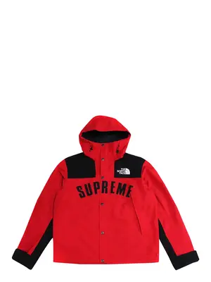 Supreme X The North Face Arc Logo Mountain Parka - Red