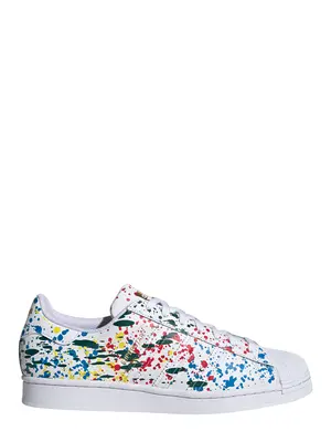Adidas Superstar Splatter Sneakers - White