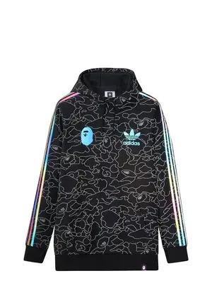 A BATHING APE X Adidas Tech Hoodie - Black