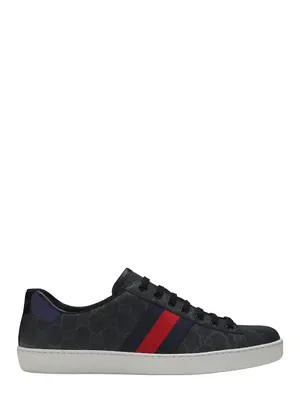 Gucci Ace Gg Supreme Sneakers - Black