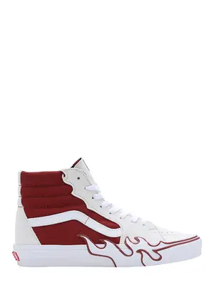 VANS Sk8-hi Flame Sneakers - Red
