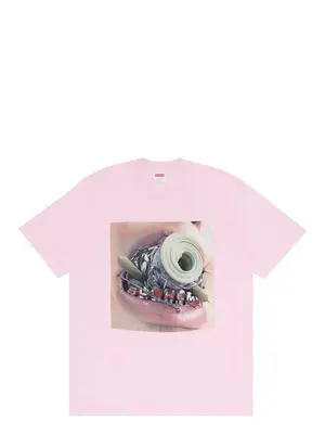 Supreme Braces Tee 'light Pink' Pink
